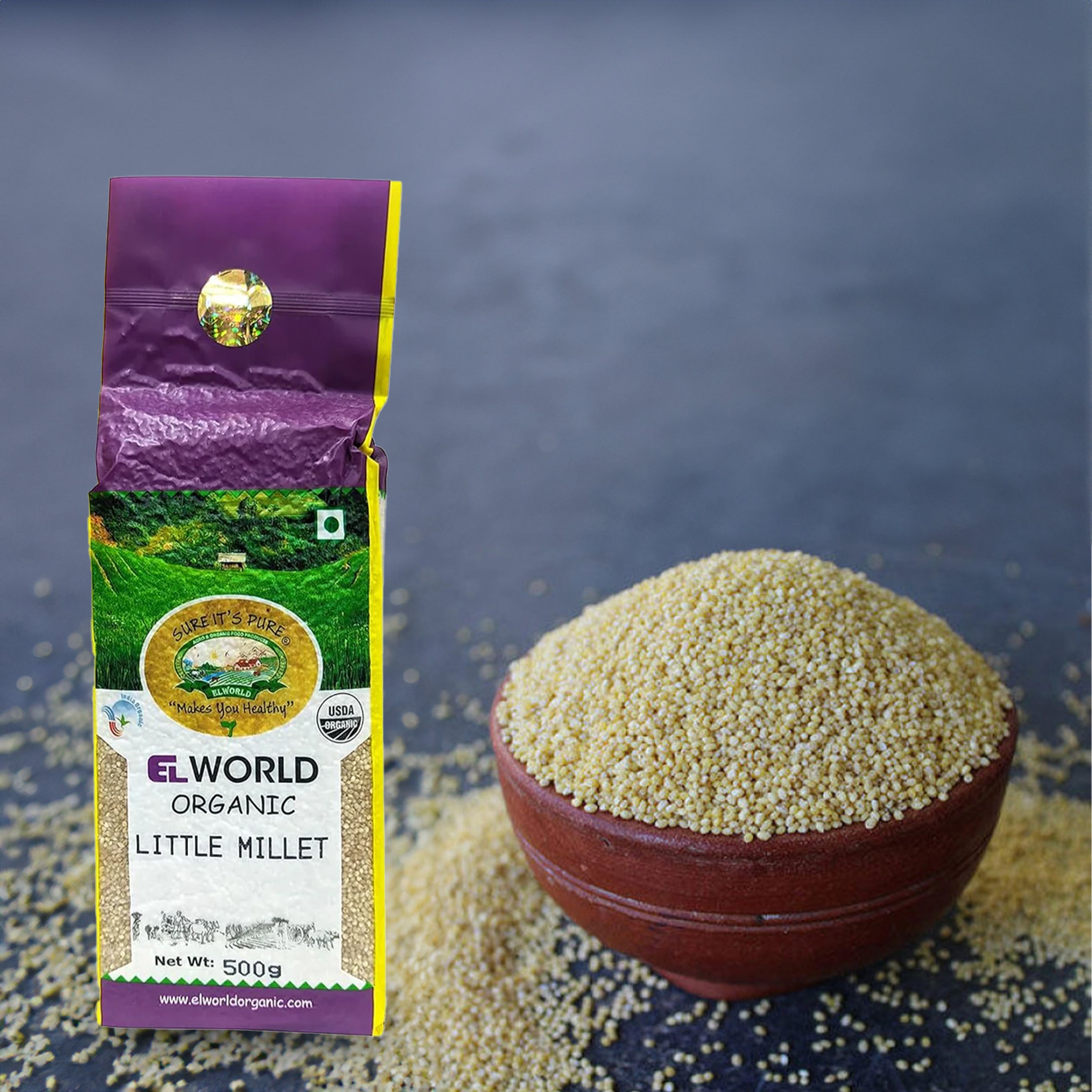 Elworld Little Millet - Your Source for Organic Samai Millet | Little ...