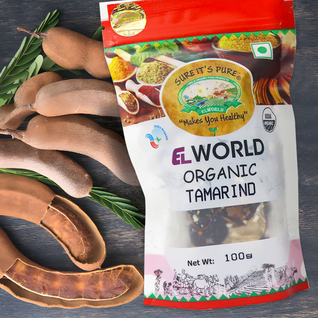 Elworld Agro & Organic Food Products Tamarind - 100 g – Elworld Organic